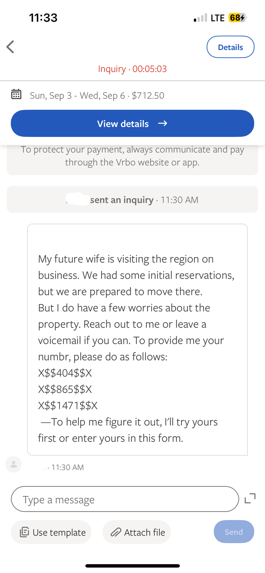 Solved: I Got This Message From Potential Booking Inquiry ... - Airbnb ...