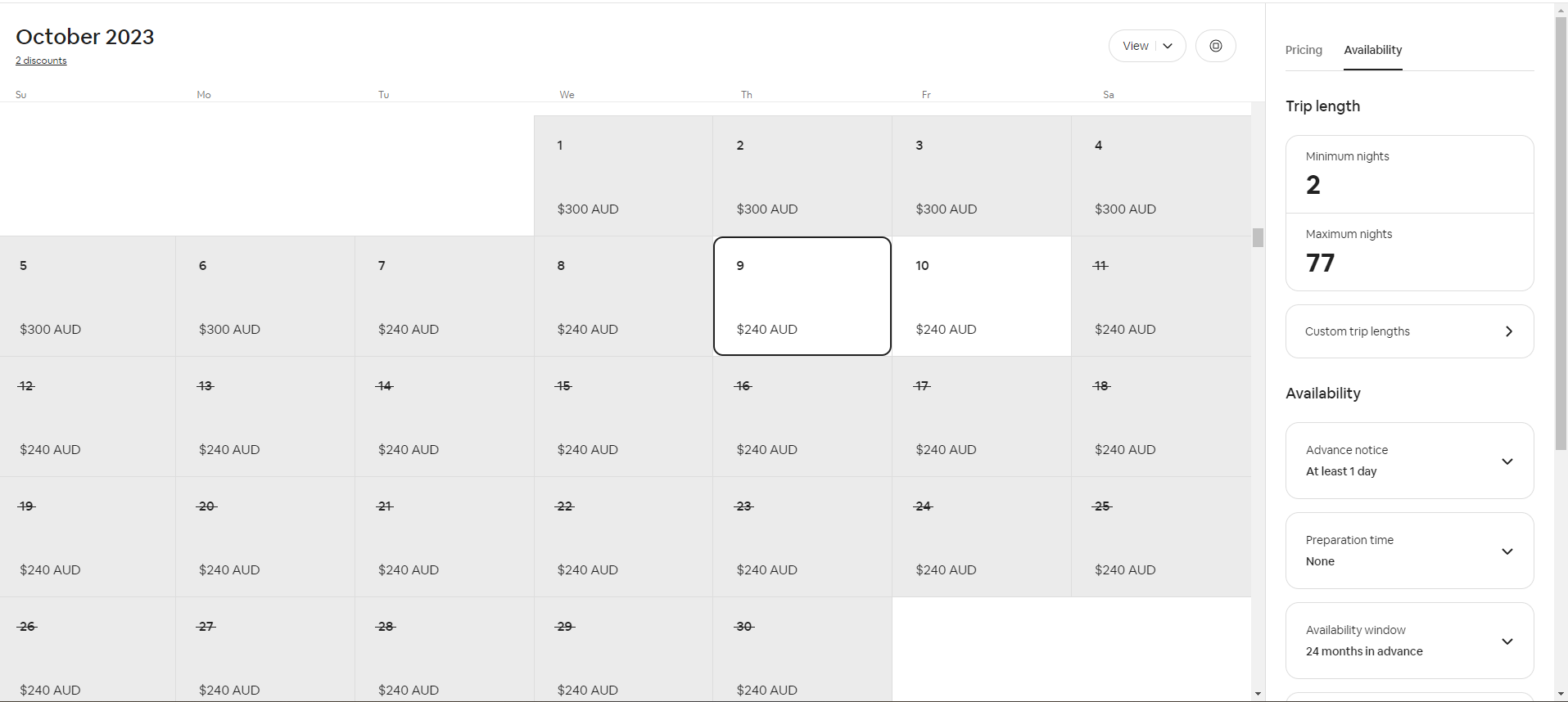 Solved: Re: Blocking forward calendar dates currently unav... - Airbnb ...