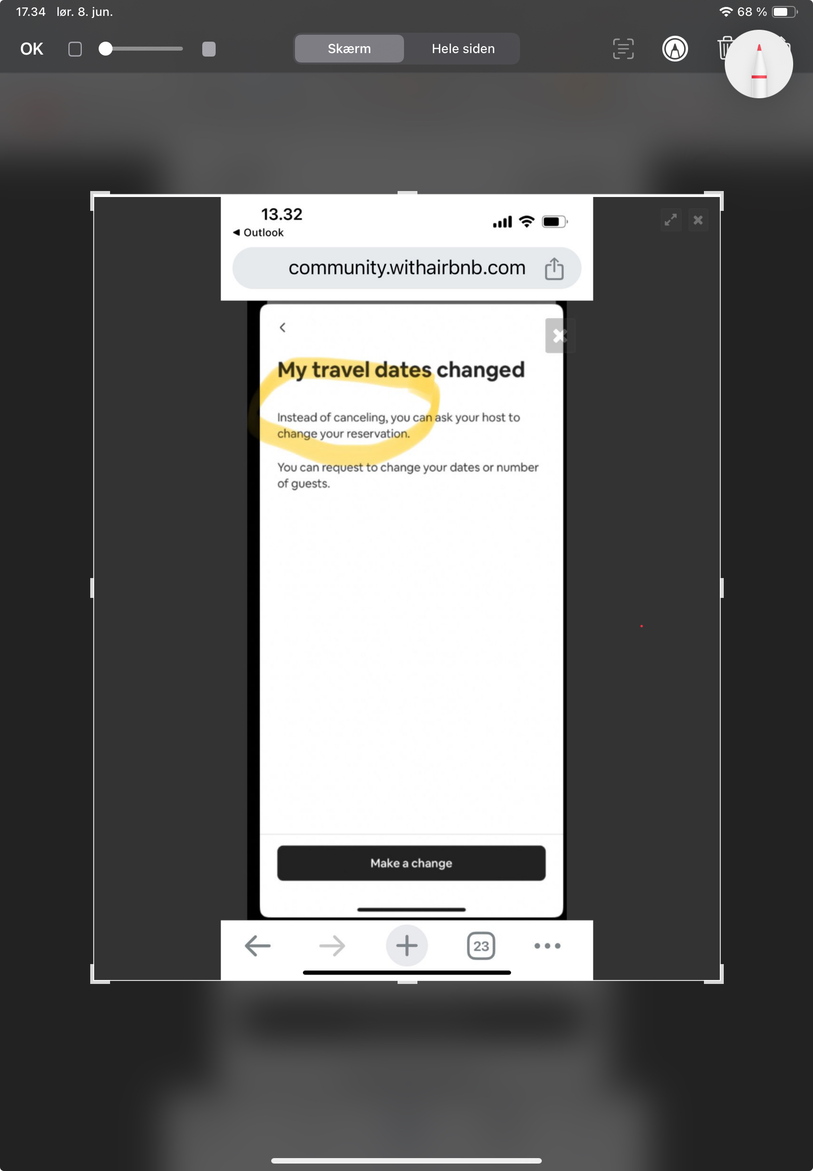 Solved: A Guest requested to change reservation after chec... - Airbnb ...