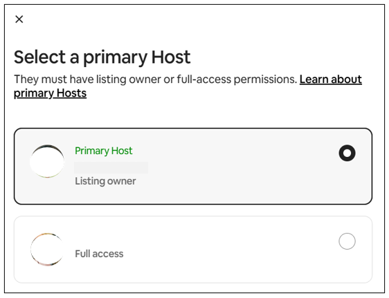 How do I change my cohost to primary host? - Airbnb Community