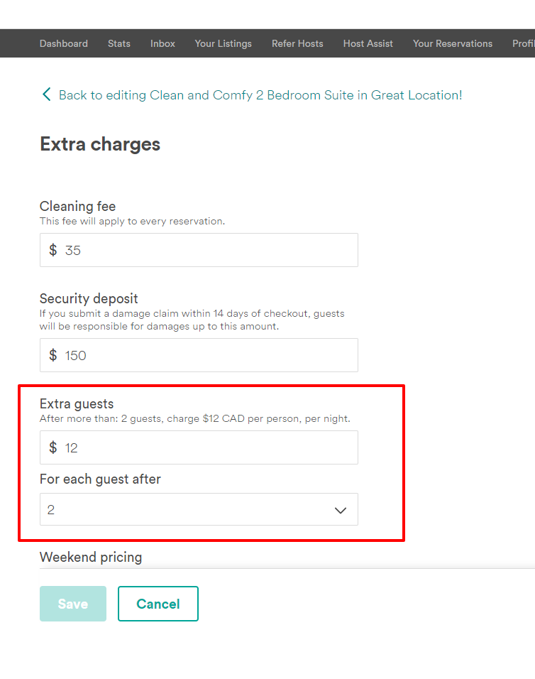 Extra Guest Fee: A Community Help Guide [UPDATE] - Airbnb Community