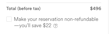 Non refundable reservations - Airbnb Community