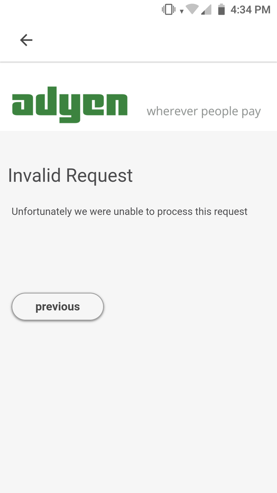 invalid payment request - Airbnb Community