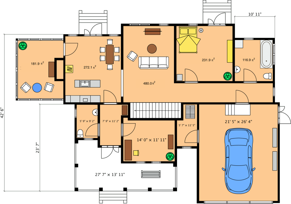 Free 2d Floor Plan Maker | Floor Roma
