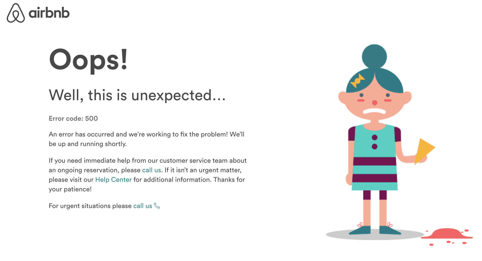 Continue button for refund deactivated / error 500... - Airbnb Community