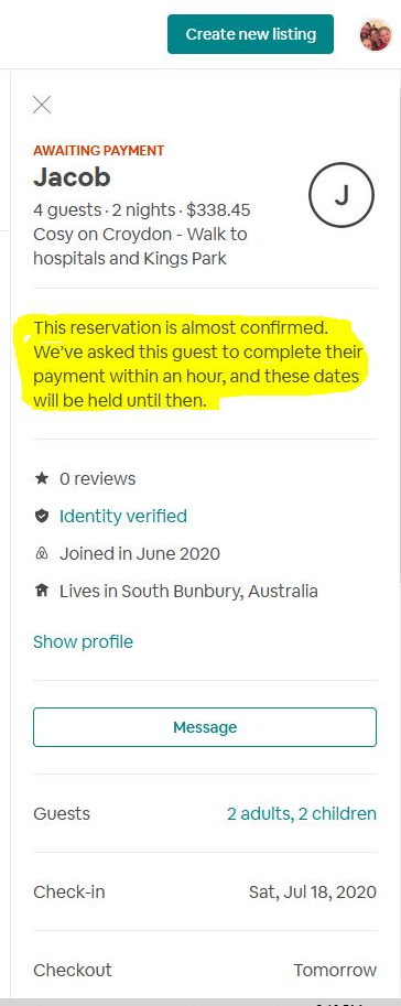 Awaiting Payment ABUSE! - Airbnb Community