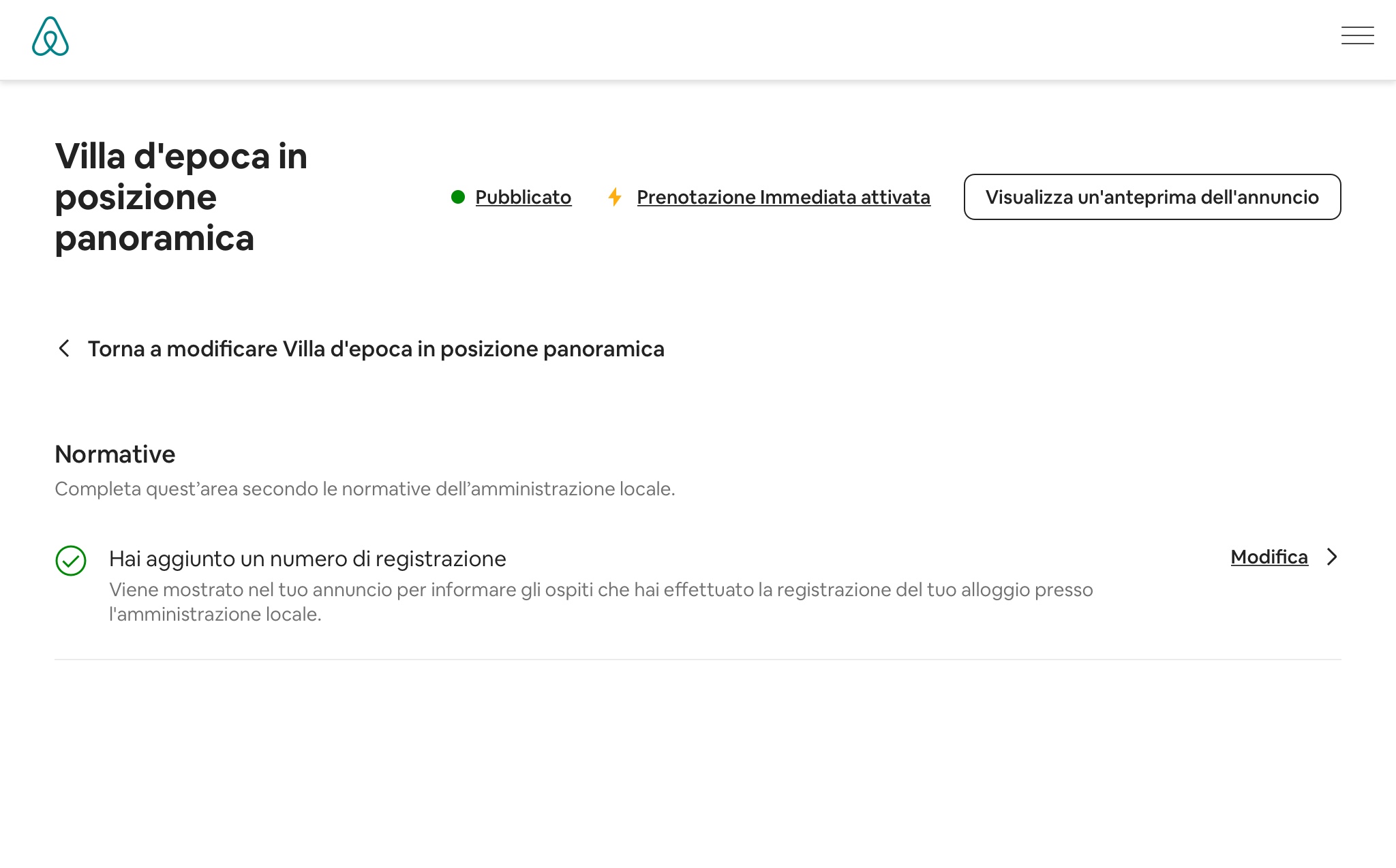 CODICE CIR - Airbnb Community