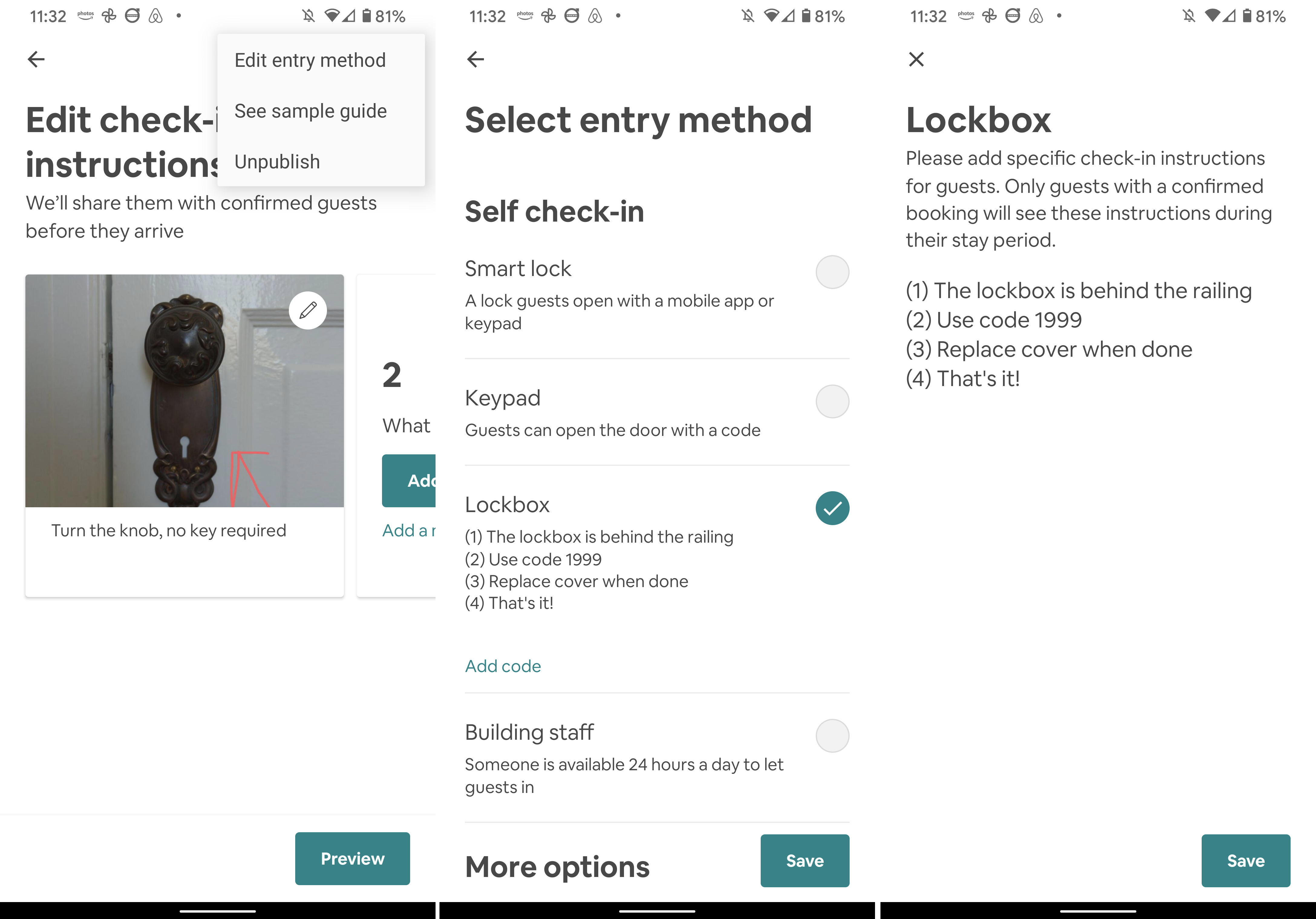 Scheduled message check-in instructions error - Airbnb Community