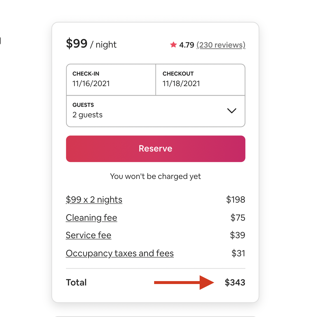 Fees and hidden charges are becoming an issue - Airbnb Community