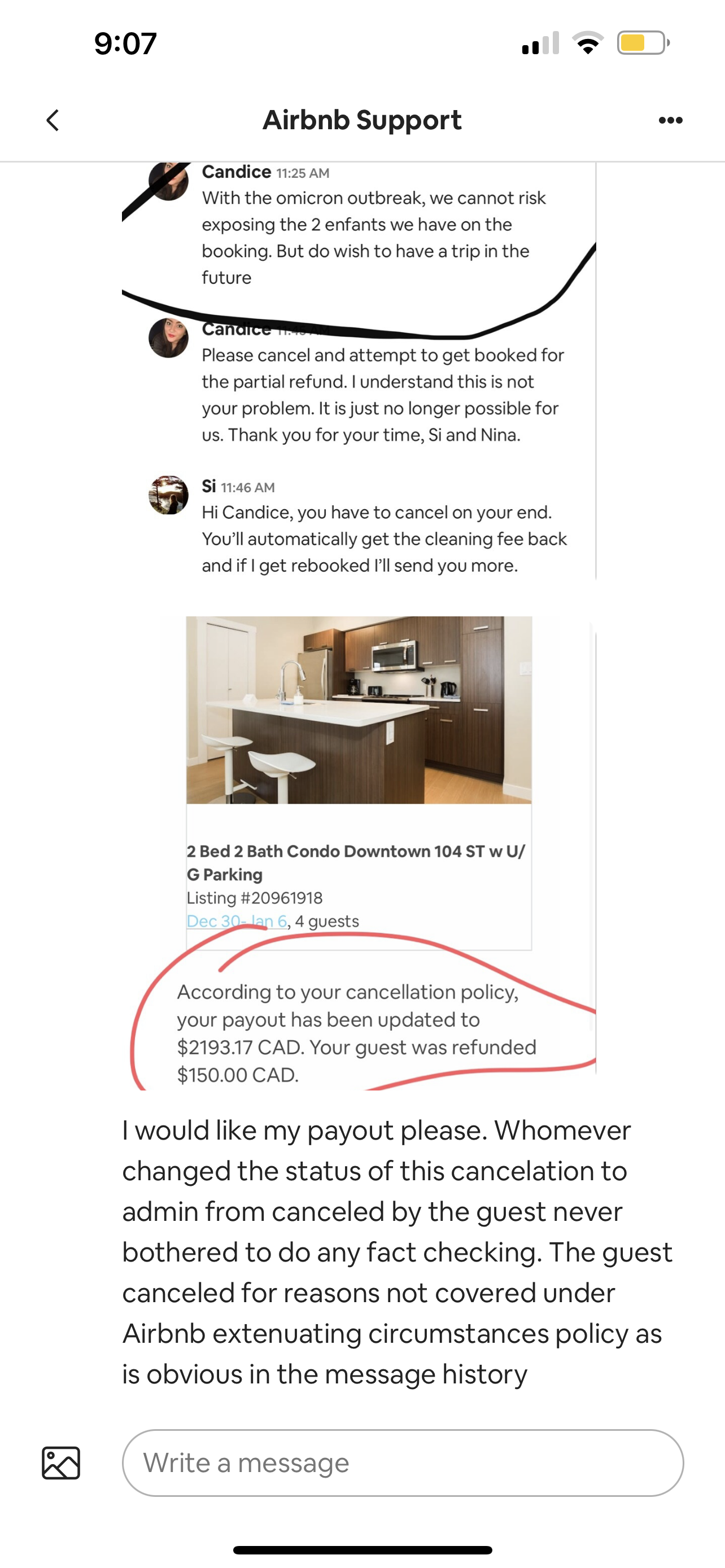 Solved: Airbnb issues full refund without communication? - Airbnb Community