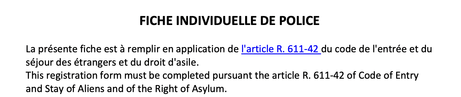 [Tutoriel] Fiche de police pour les voyageurs étra... - Airbnb Community