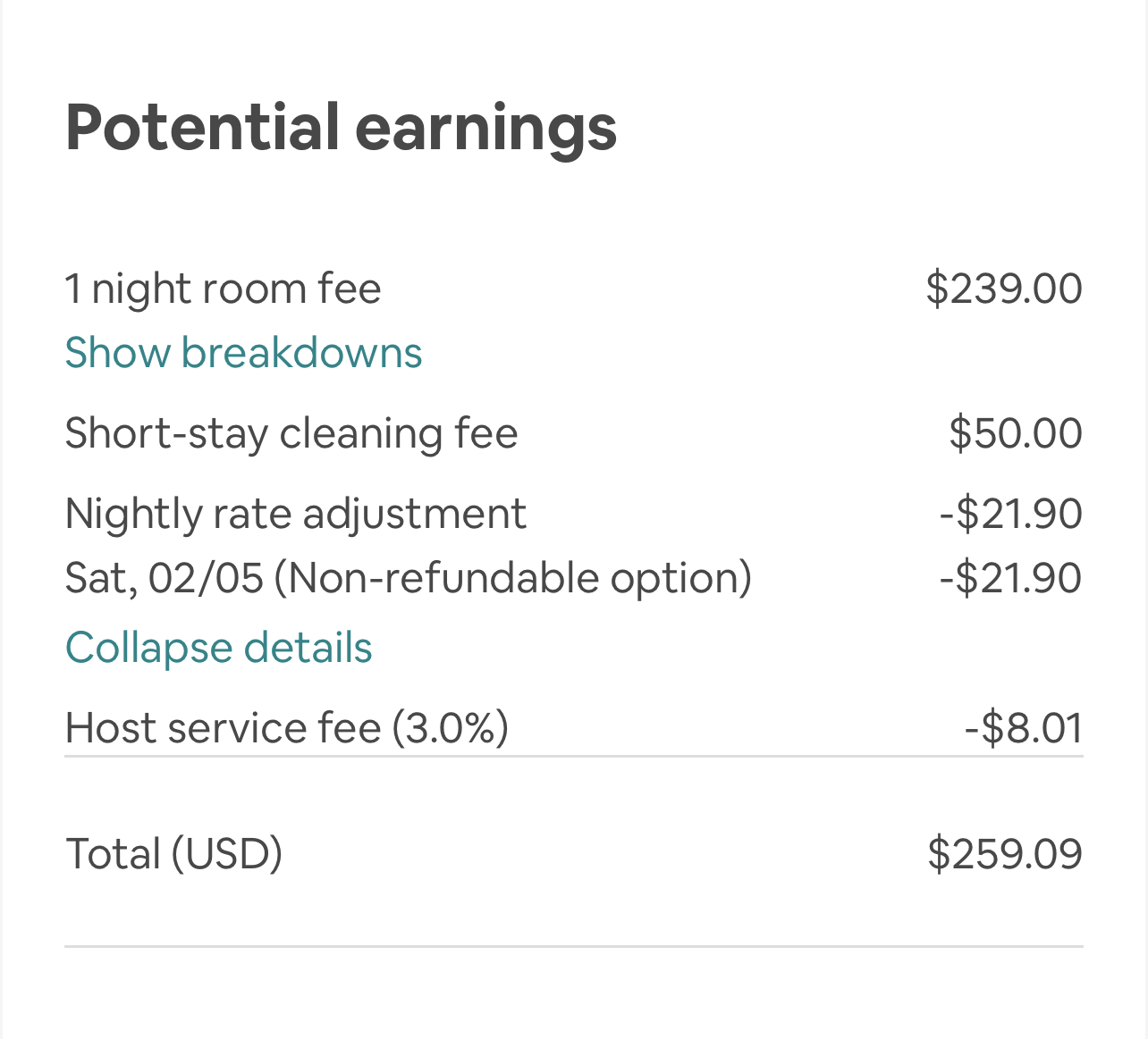 nightly rate adjustment - Airbnb Community