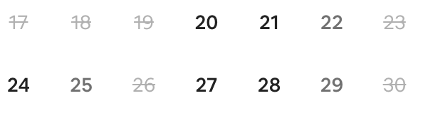 Solved: Booking: What does the greyed out dates mean? - Airbnb Community