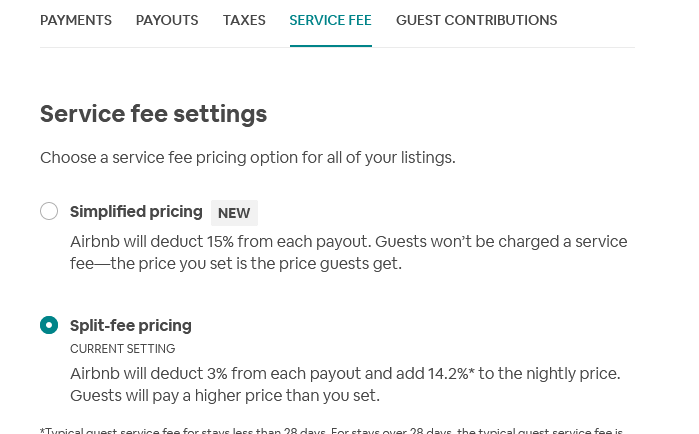 Solved: Re: How to adjust service fee to host to be charge... - Airbnb ...
