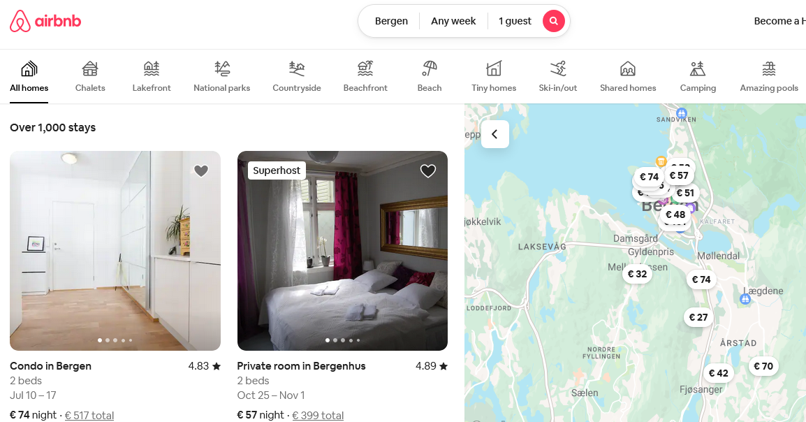 Searching Properties with "The New Airbnb" - Airbnb Community